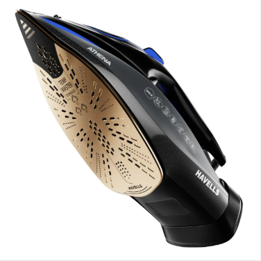 Havells ATHENA SMART IRON 3000 W Steam Iron (Black, Blue) – Balaji Home ...