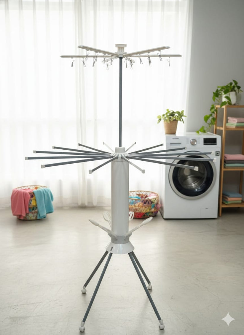 Octopus Cloth Drying Stand 3 Tier Design | Suitable for Everyday | Fin ...